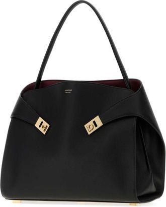 Ferragamo Neroborgogna Shoulder Bag - Black