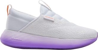 Reebok Damen DMX Comfort Slip on Walking Shoes, White Digital Purple Grey 1, 41 EU