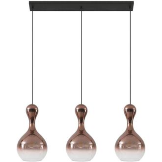 Lucande Pendelleuchte Lyrisa aus Glas f&uuml;r Wohnzimmer & Esszimmer von Lucande