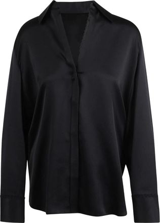 Vince Damen, Blusen & Hemden, Schwarzk, MGr&ouml;&szlig;e