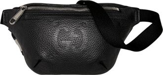 Gucci Bauchtaschen - Gucci Kleine Gurteltasche mit Jumbo GG Leder Schwa - Gr. ONE SIZE - in Schwarz - für Damen