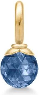 Julie Sandlau Femme, Accessoires, Jaune, Taille: ONE Size Pendentif Petite Baie Bleu Saphir