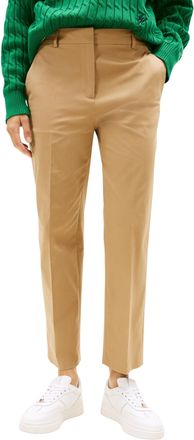 Tommy Hilfiger Damen CO Slim Straight Chino WW0WW40504 Chino, Beige (Driftwood Taupe), 44, Beige (Driftwood Taupe), 44W