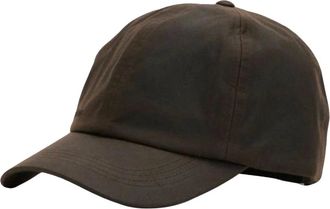 Barbour Casquette de sport cir&eacute;e - unisex - Accessoires - Brun - Taille: ONE Size