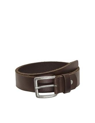 Only & Sons ONSCARTER MEDIUM Ceinture en cuir NOOS pour homme, pierre marron, taille 85, Marron/pierre, 85 cm