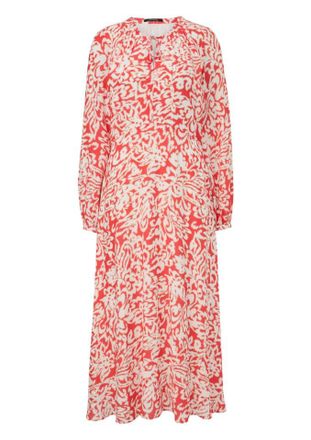 Comma Midikleid Kleid Midikleid mit Cr&ecirc;pestruktur