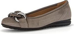 Gabor Femme Ballerines, Dame Ballerines Classiques,Ballerines,Chaussures d&eacute;t&eacute;,Classique,&eacute;l&eacute;gant,Marron (Fumo) / 33,40.5 EU / 7 UK