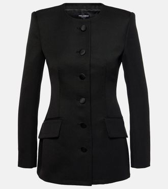 Dolce & Gabbana Blazer aus Crêpe
