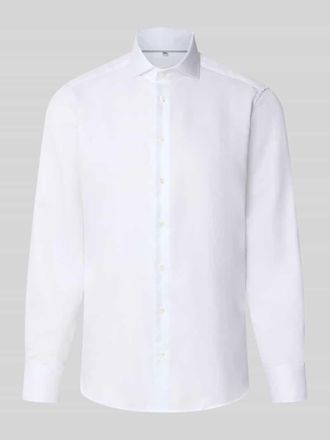 Christian Berg Slim Fit Business-Hemd aus reiner Baumwolle