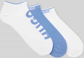 HUGO BOSS Sneakersocken aus Baumwoll-Mis im 3er-Pack