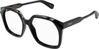 Chlo&eacute; Femme, Accessoires, Noir, Taille: 55 MM Square Lunettes