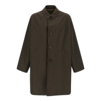 Maison Margiela Homme, Manteaux, Multicolore, Taille: XL Trench-coat r&eacute;versible