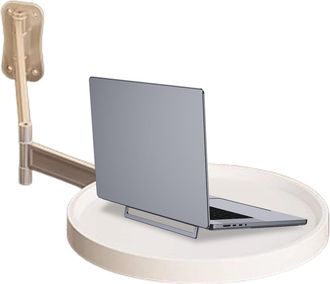 Generic Klappbarer Wandtisch - Um 180 Grad Drehbar, Runder Couchtisch Montiert, Wohnzimmer-Schreibtisch, Moderner Wandschreibtisch, Nachttisch, Und K&uuml;chenm&ouml;be