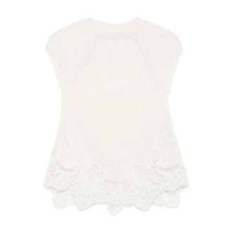 Ermanno Scervino Knit Tanktop - - Blouses & Shirts - Damen - Wei&szlig; - L