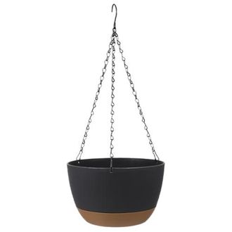 Milisten Jardinière Suspendue en Plastique avec Crochet en Fer Pot De Fleur À Accrocher pour Balcon Et Jardin Intérieur Support Suspendu Facile À Installer pou