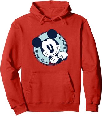 Disney The Original Mickey Mouse Retro Vintage Pullover Hoodie