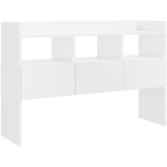 vidaXL vidaXL Buffet Wei&szlig; Hochglanz 105x30x70 cm Ingenieurholz