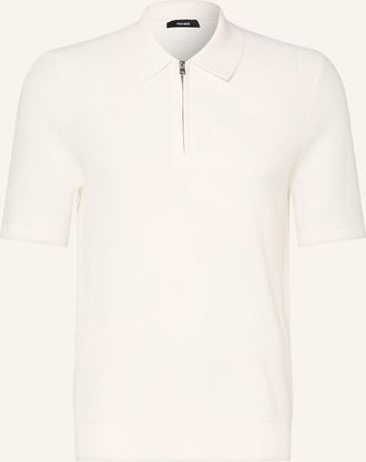 Reiss Reiss Strick-Poloshirt Leigham weiss
