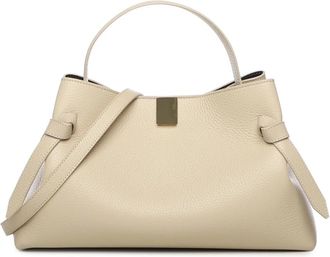 Yuzefi Femme, Sacs, Beige, Taille: ONE Size Gyoza Pebble Grain Leather