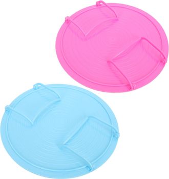 SOLUSTRE Mehrschichtiges Mikrowellen Lebensmittelregal Aus Pp Material Hochtemperaturbeständig Platzsparend Für Küchenorganizer 2 Stück Dampfgarer Aufbewahrung