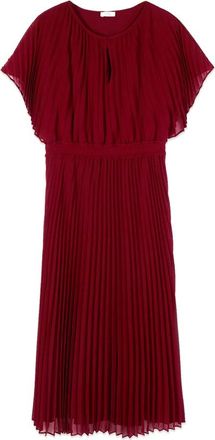 Oltre Femme, Robes, Rouge, Taille: 44 FR Pleated Georgette Midi Dress