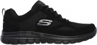 Skechers Burns Agoura Sneaker f&uuml;r Herren, Trubuck-Kunstleder (Schwarz)