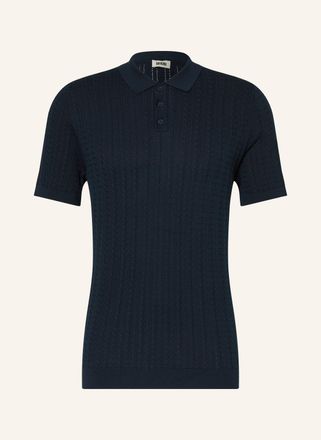 Drykorn Drykorn Strick-Poloshirt Triton Regular Fit blau