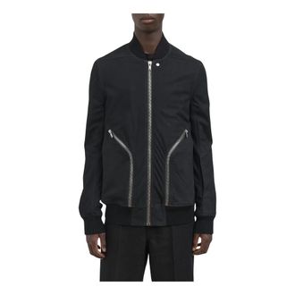 Rick Owens Bomber Angled Bauhaus Flight - - Jackets - Herren - Schwarzk - XL