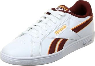 Reebok Unisexs Court Retro Sneaker, White Richmaroon Fiercegold, 44.5 EU