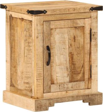 vidaXL Table de chevet 40x35x50 cm bois de manguier massif Vidaxl