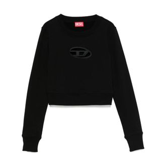 Diesel F-Slimmy-OD Sweatshirt - - Sweatshirts & Hoodies - Damen - Schwarzk - M