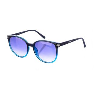 Swarovski Ovale Sonnenbrille mit schwarz-blauem Acetatrahmen und lila Farbverlaufsgl&auml;sern - - Accessories - Damen - Schwarzk - ONE SIZE