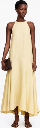 Arket Neckholder-Kleid -Gelb