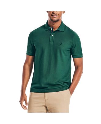 Nautica Herren Classic Short Sleeve Solid Polo Shirt Poloshirt, Tidal Green, XX-Large