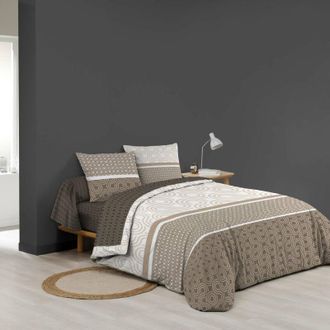 Douceur d'Int&eacute;rieur Douceur Dint&eacute;rieur - Parure de lit 6 pi&egrave;ces pacha - 240 x 220 cm - 100% coton - 42 fils/cm&sup2;
