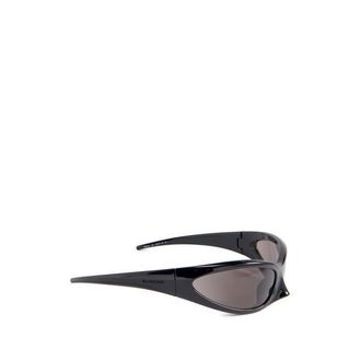Balenciaga Ovale Sonnenbrille - Schwarz