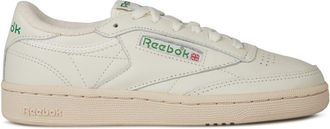 Reebok Herren Club C 85 Vintage Sneaker, Top Chalk Paperwhite Glen Green, 40.5 EU