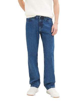 Tom Tailor Herren 90s Straight Fit Jeans 1037113, 10113 - Clean Mid Stone Blue Denim, 28