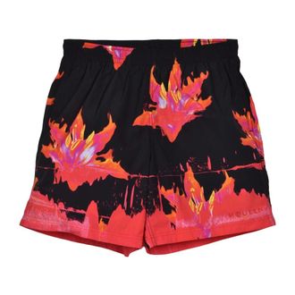 Alexander McQueen Herren, Bademode, Schwarzk, LGr&ouml;&szlig;e