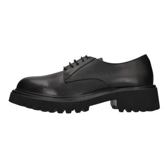 Julie Dee Gd763 Leder Schn&uuml;rflachschuh - - Shoes - Damen - Schwarzk - 41 EU