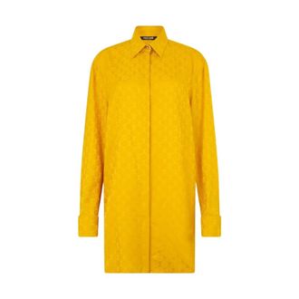 Roberto Cavalli Damen, Blusen & Hemden, Gelb, 2XSGröße