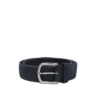 HUGO BOSS Cinturon Sash Ante Marino Trenzado - - Accessories - Herren - Blau - 100 CM