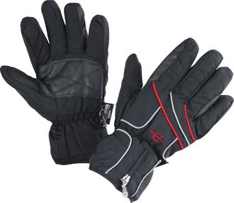 Covalliero Winterhandschuhe Astana, schwarz/grau/rot, XS, 323855