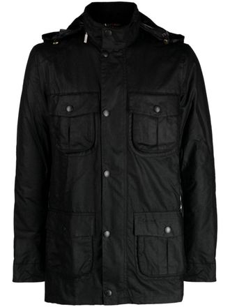 Barbour Corbridge Military-Jacke - Schwarz