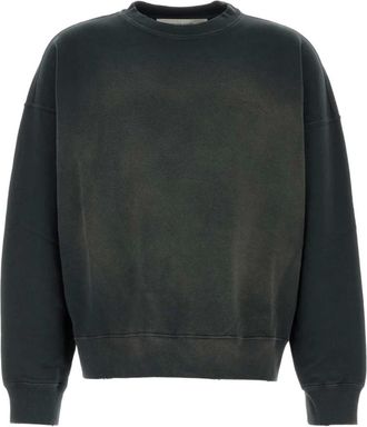 Golden Goose Homme, Sweatshirts et sweats &agrave; capuche, Gris, Taille: XL SweaT-shirt effet d&eacute;lav&eacute;