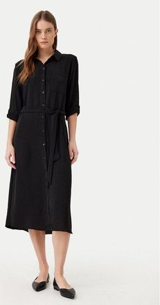 Jacqueline de Yong Hemdkleid Lion 15341128 Schwarz Regular Fit