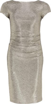 Swing Cocktailkleid aus foliertem Jersey - 46