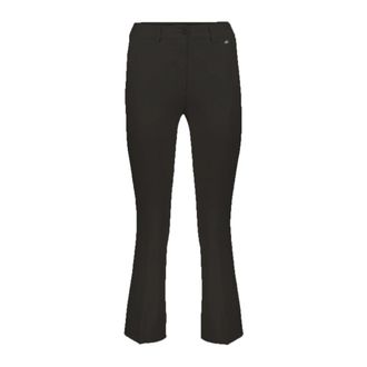 Herno Flared Cropped Hosen - - Trousers - Damen - Schwarzk - M