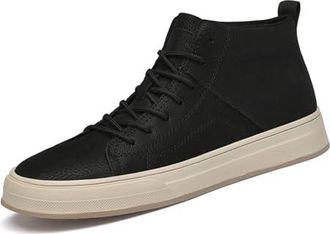 Generic Chaussures d&eacute;contract&eacute;es en cuir pour homme - Chaussures de marche l&eacute;g&egrave;res et douces &agrave; enfiler, Noir, 41 1/3 EU