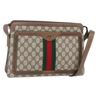 Gucci Sac bandouli&egrave;re en plastique Pre-owned - Femme - Pre-owned - Beige - Taille: ONE Size